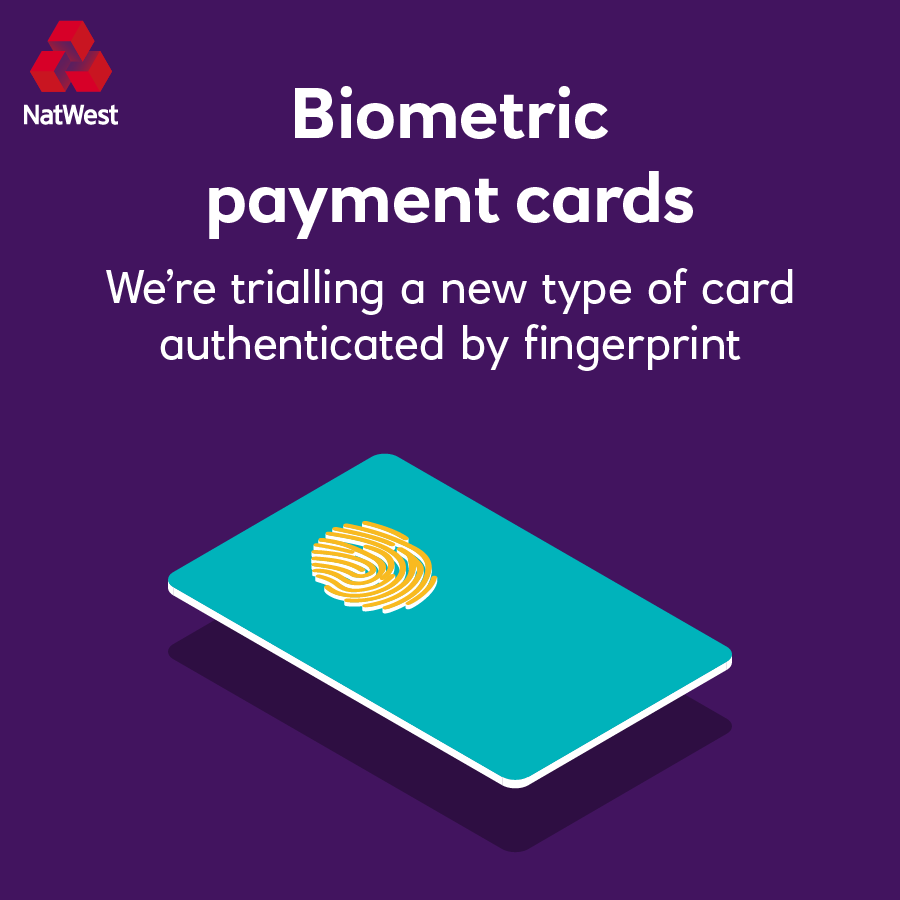 NatWest test ‘Biometrische betaalkaarten’ – #WhatsNext: Innovatie ...